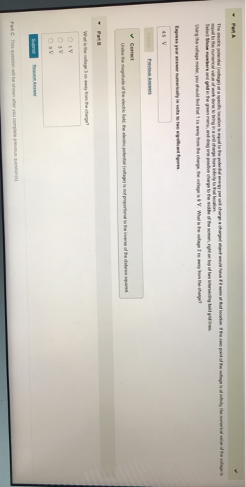 Solved C 1 of4 potential. Start the simulation, You can | Chegg.com