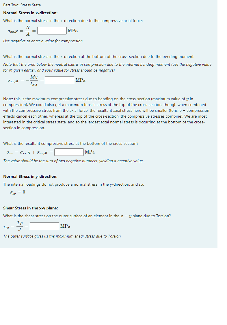 Solved Weekly Assignment - Week 10 - Failure Theories A | Chegg.com