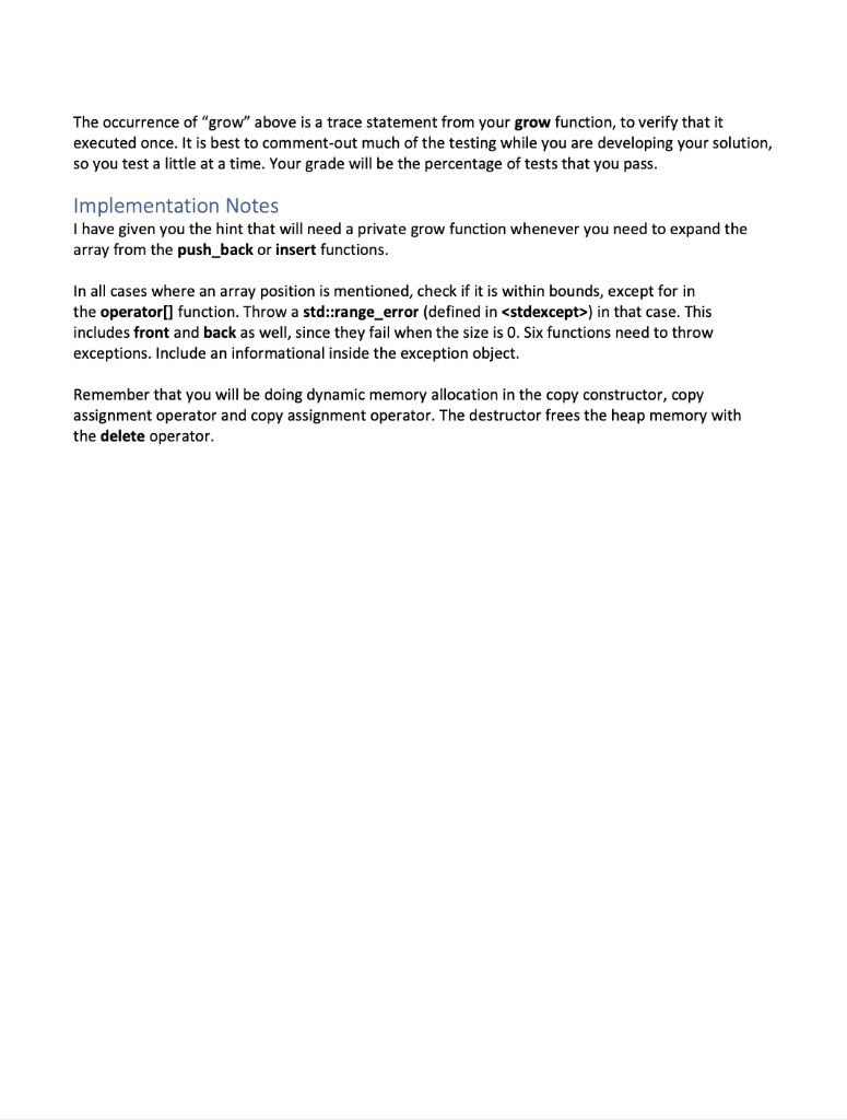 Solved Project 4 – Vector of int CS 2370 Background You have | Chegg.com