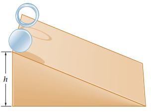 Solved A disk and a hoop of the same mass and radius are | Chegg.com