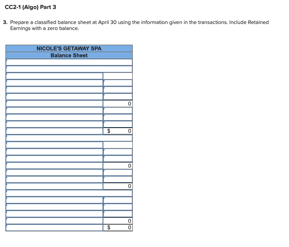 Solved Required information CC2-1 (Algo) Accounting for the | Chegg.com
