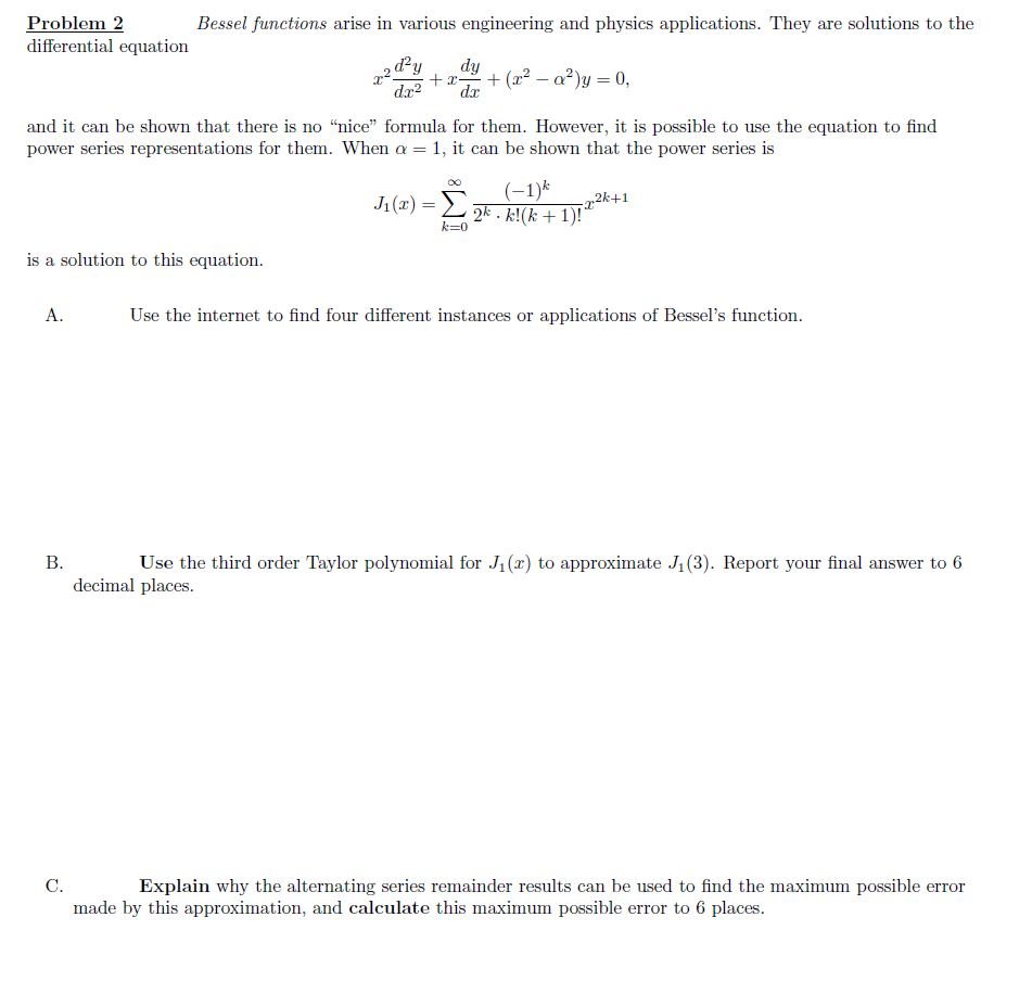 Solved Please solve ALL parts of ﻿this problemProblem 2 | Chegg.com