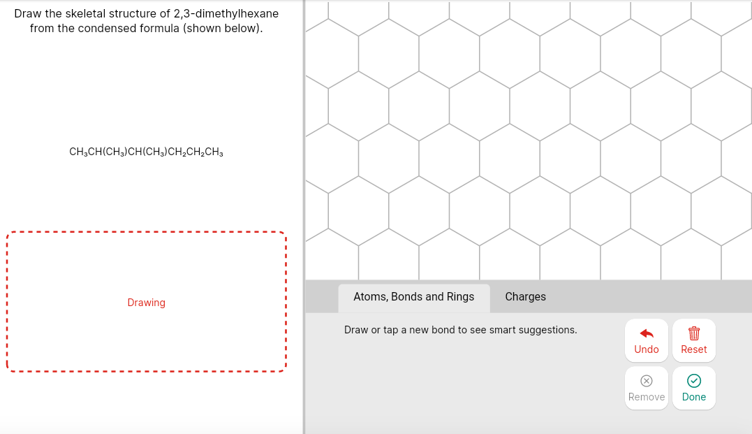 Solved Draw the skeletal structure of 2,3-dimethylhexane | Chegg.com