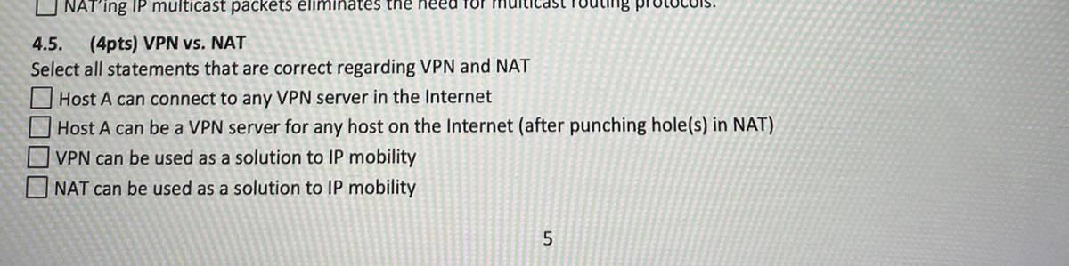 Problem 4. (20pts) NAT Consider the following simple | Chegg.com