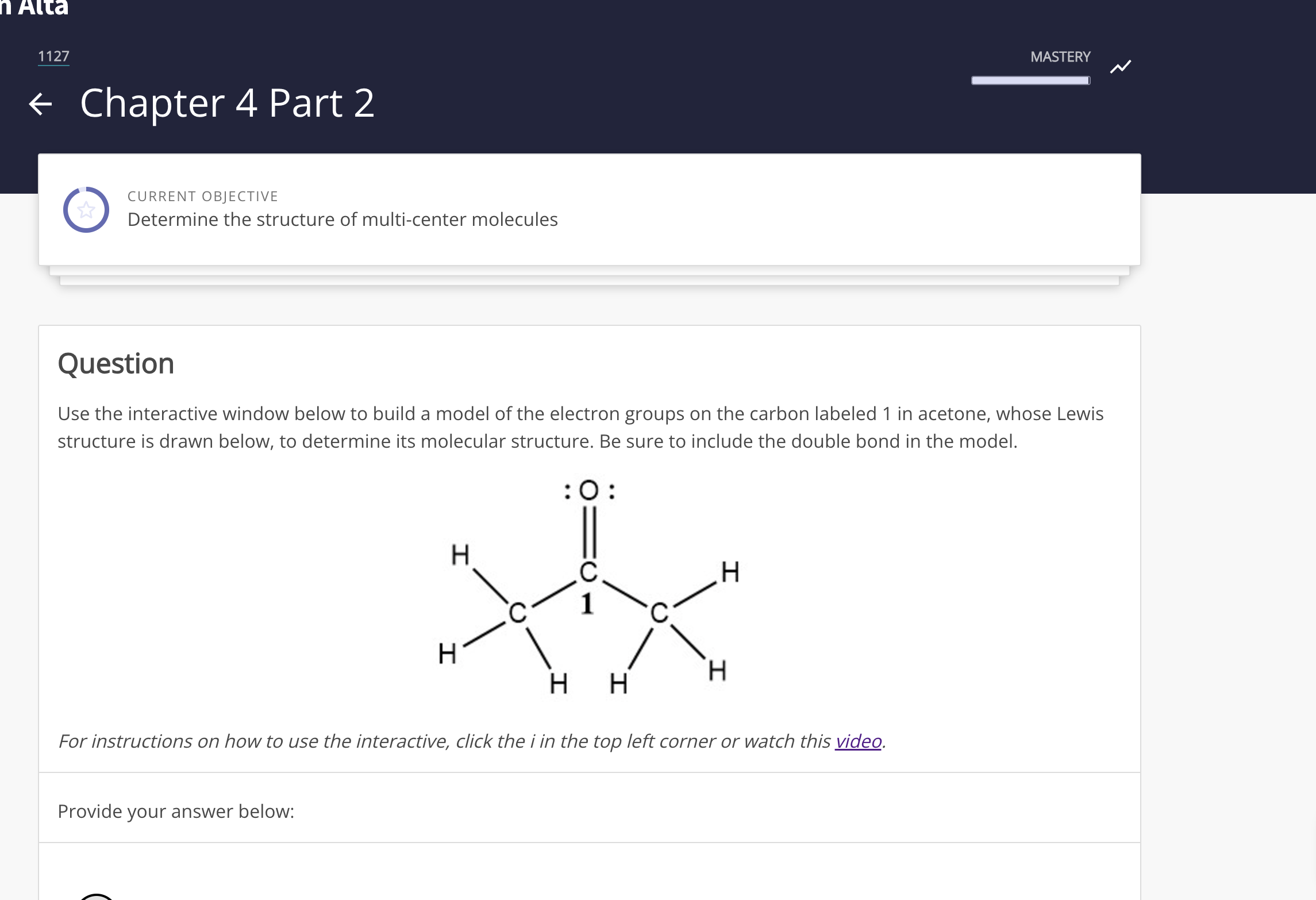 Solved n Aluta1127MASTERYChapter 4 ﻿Part 2CURRENT | Chegg.com