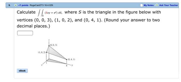 Solved Calculate integral integral _S (5xy + e^z) dS, where | Chegg.com