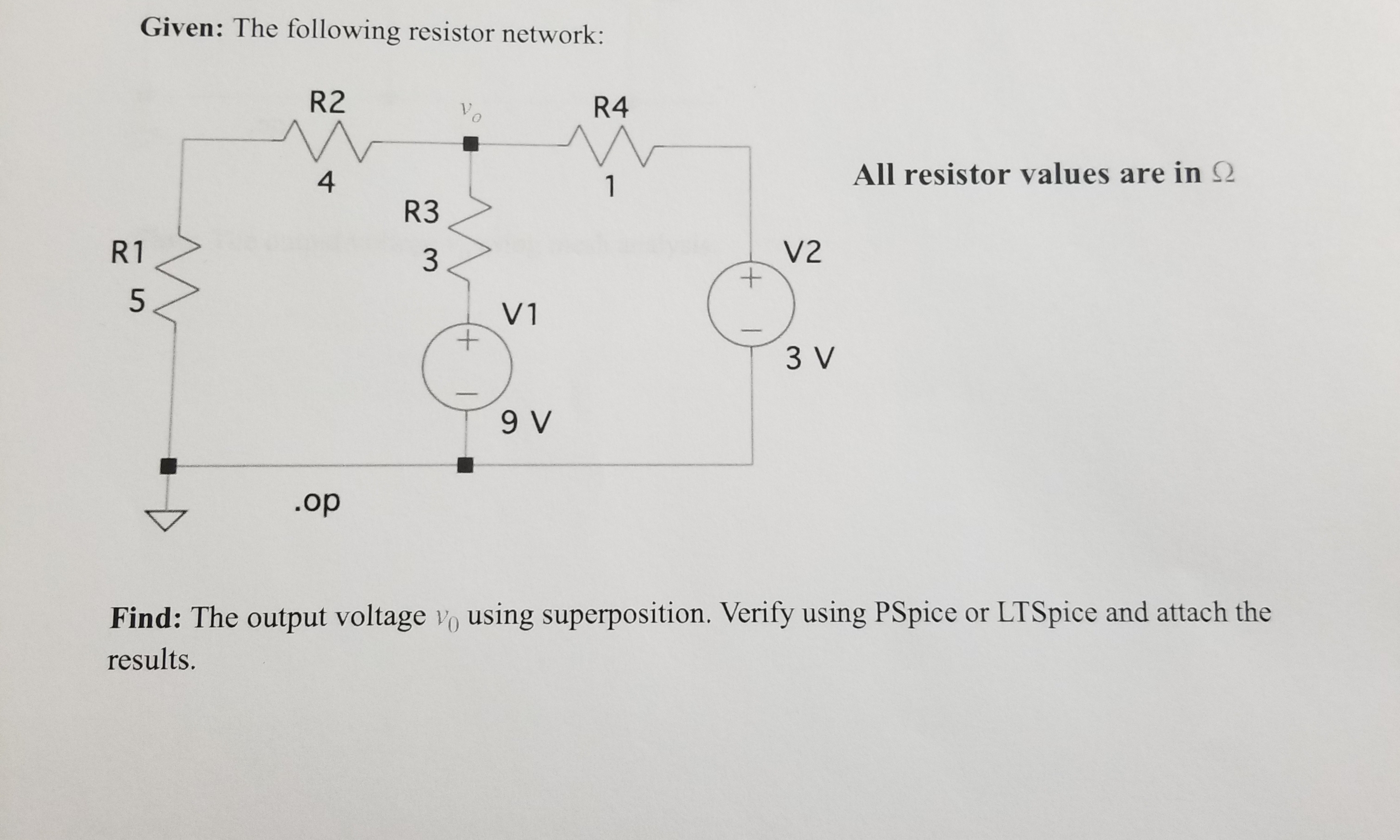 Solved Given: The following resistor network:All resistor | Chegg.com