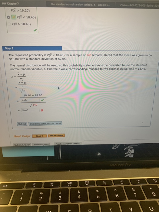 Solved HW Chapter 7 the standard normal random variable, | Chegg.com