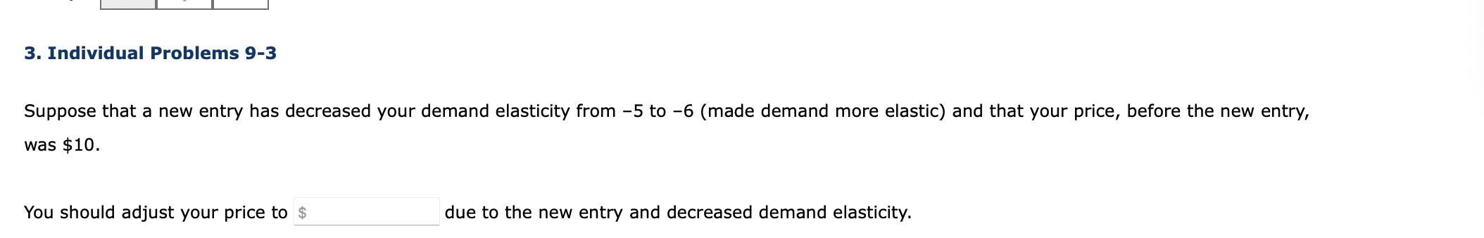 Solved Suppose that a new entry has decreased your demand | Chegg.com