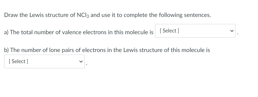 Lewis Structure Ncl3