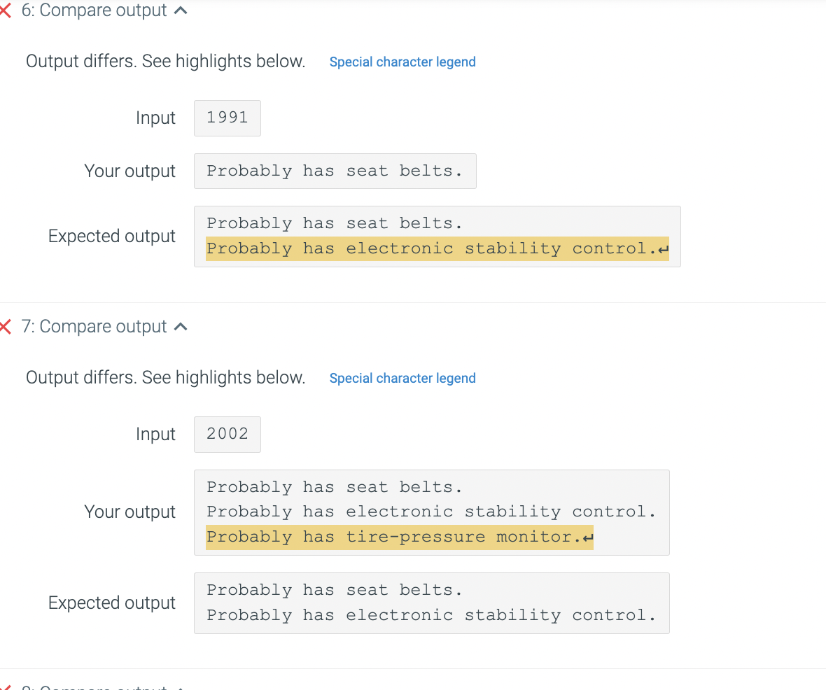 Solved Write Multiple If Statements If CarYear Is Before Chegg