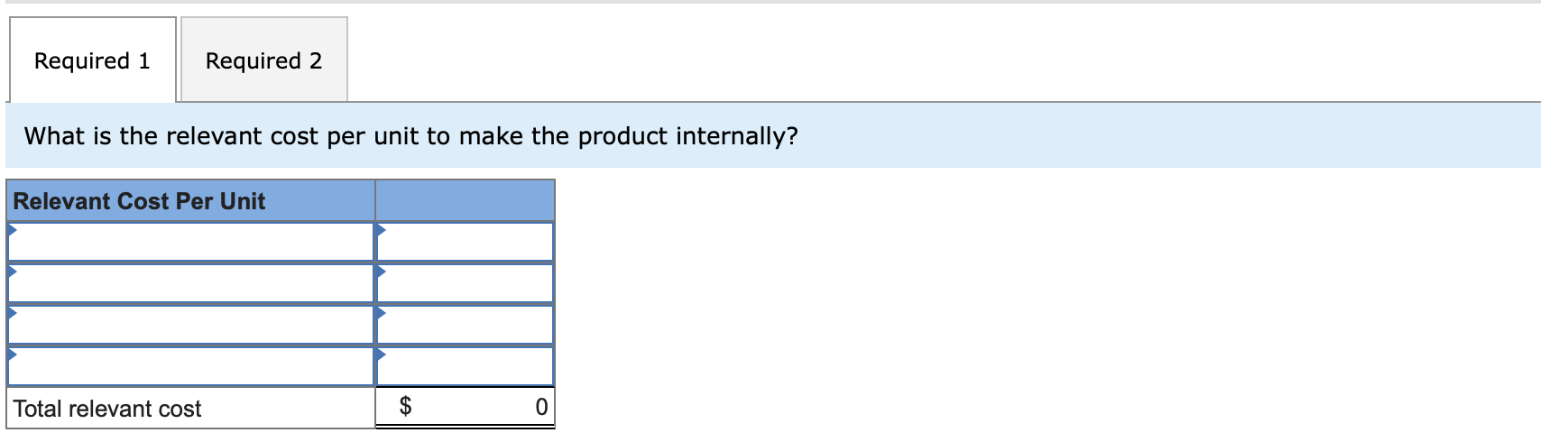 Solved Make or Buy Terry Inc. manufactures machine parts for | Chegg.com