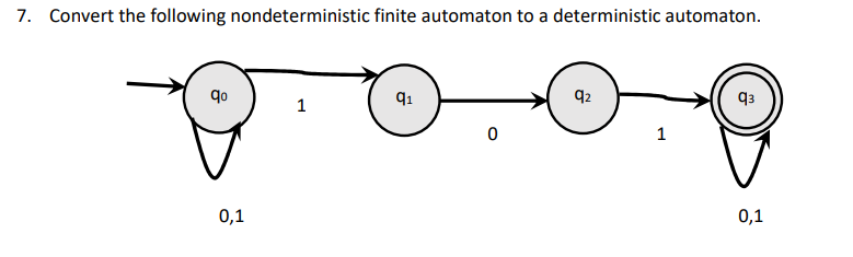 Solved Convert the following nondeterministic finite | Chegg.com Solved Convert the following nondeterministic finite | Chegg.com