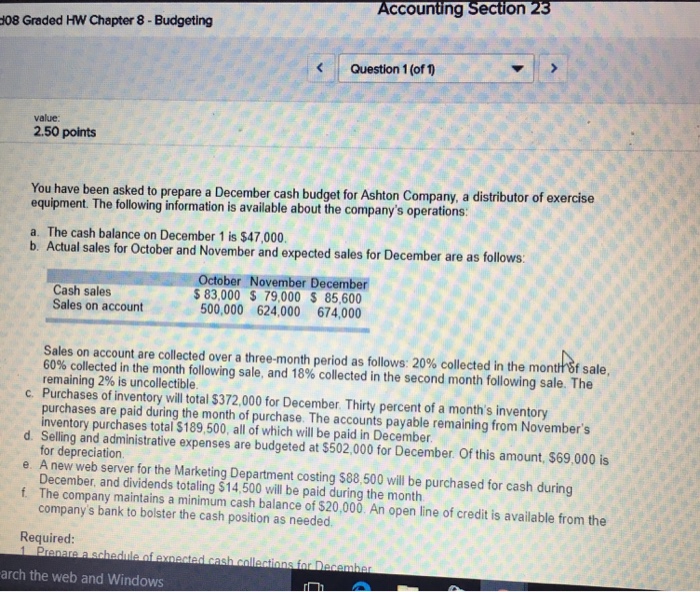 Solved Accouning section 23 08 Graded HW Chapter 8 - | Chegg.com Solved Accouning section 23 08 Graded HW Chapter 8 - | Chegg.com