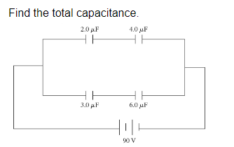 Solved Find the total capacitance. | Chegg.com