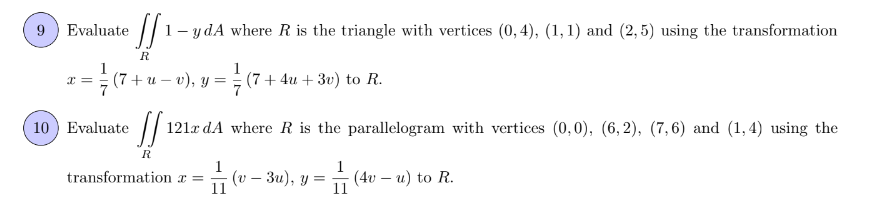 Solved Evaluate ∬R1-ydA where R ﻿is the triangle with | Chegg.com