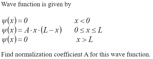 Solved Wave function is given by | Chegg.com