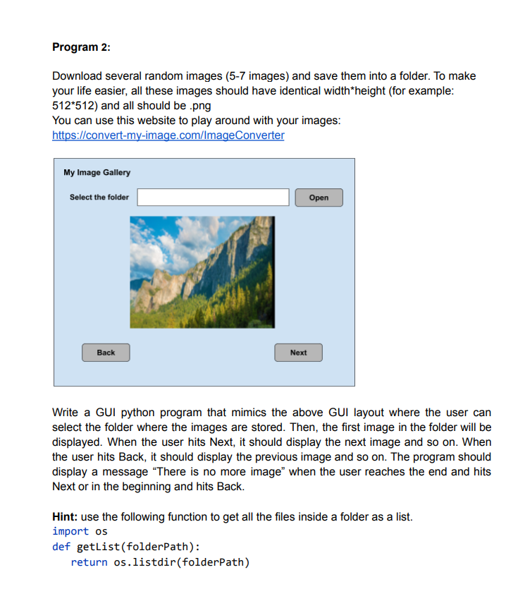 Solved Download several random images (5-7 images) and save | Chegg.com