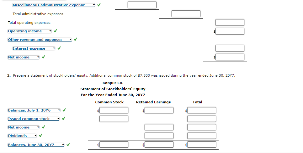 Solved 1. Prepare a multiple-step income statement.Total | Chegg.com
