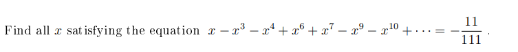 Solved Find all x sat isfying the equation | Chegg.com