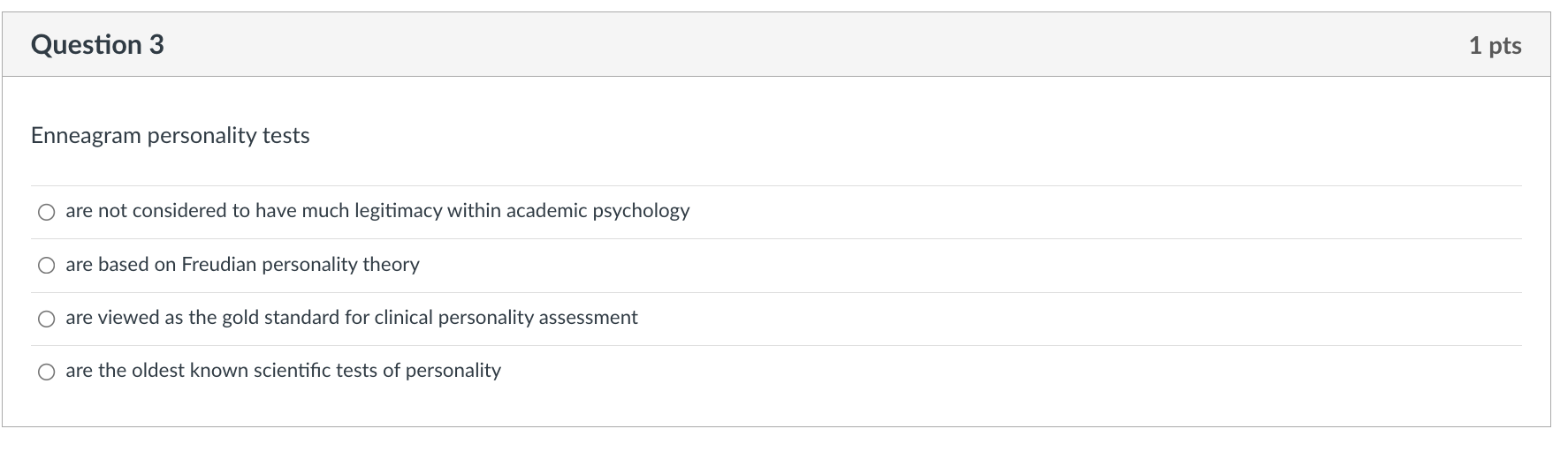 Solved Personality tests are intended to have high | Chegg.com