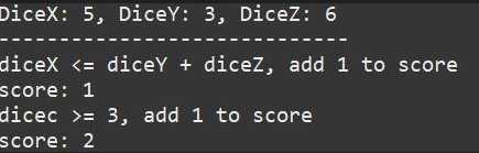 Solved Dicex: 3, DiceY: 2, Dicez: 4 dicex