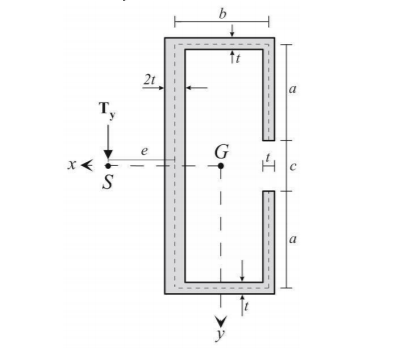 Solved Dimensions in the figure; The open tube section given | Chegg.com