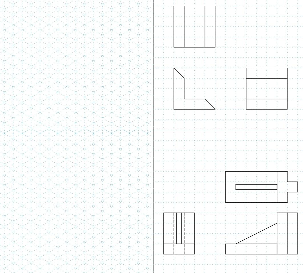 Solved Can you please help me draw these 2 isometrics? Thank | Chegg.com