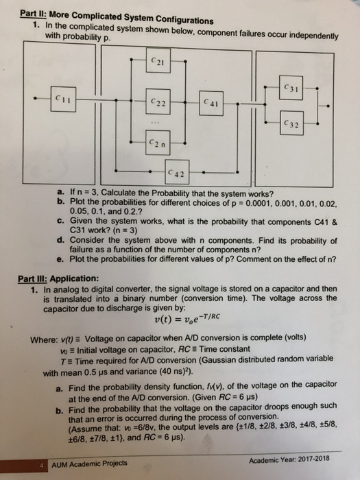 Part Il: More Complicated System Configurations 1. In | Chegg.com