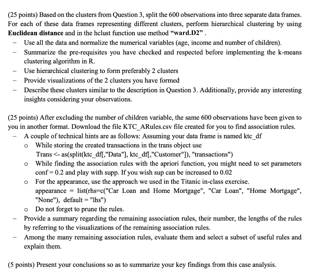 Read the Know Thy Customers case provided in Chapter | Chegg.com