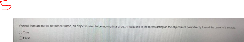Solved Viewed from an inertial reference frame, an object is | Chegg.com