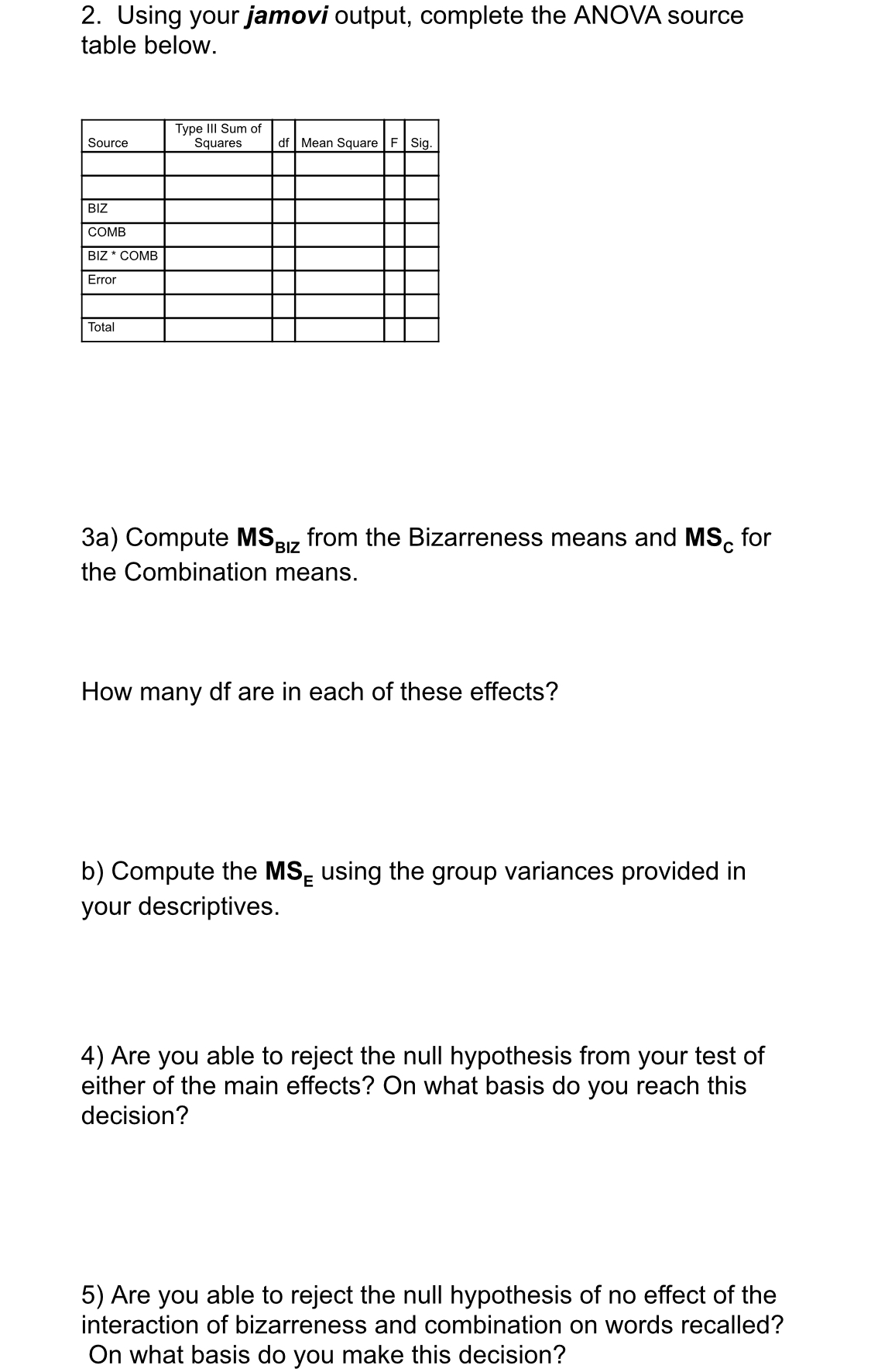 Solved Assignment 3B: Factorıal between-subjects analysis of | Chegg.com