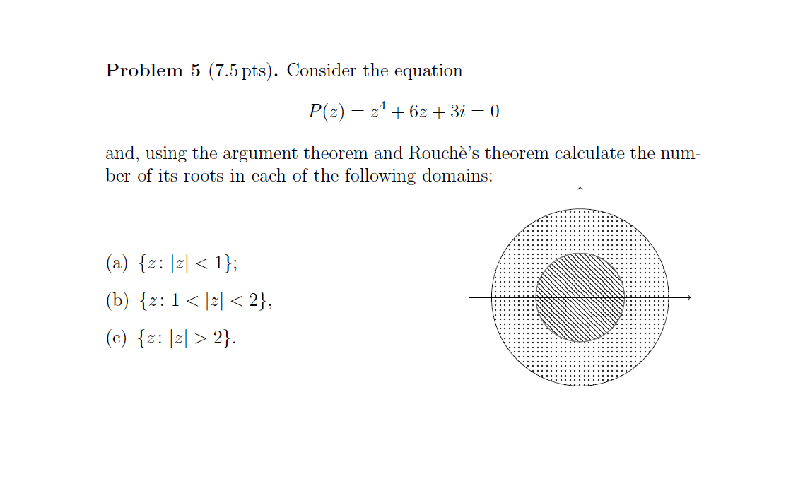 Solved Problem 5 (7.5 pts). Consider the equation P(-) = 24 | Chegg.com