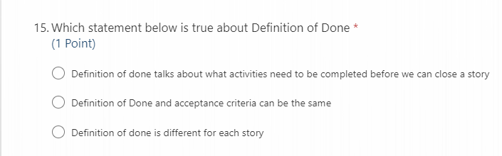 Solved 15. Which statement below is true about Definition of | Chegg.com