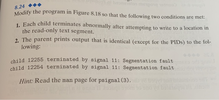 Solved Section 8.4 Process Control 749 1 #include "csapp.h" | Chegg.com