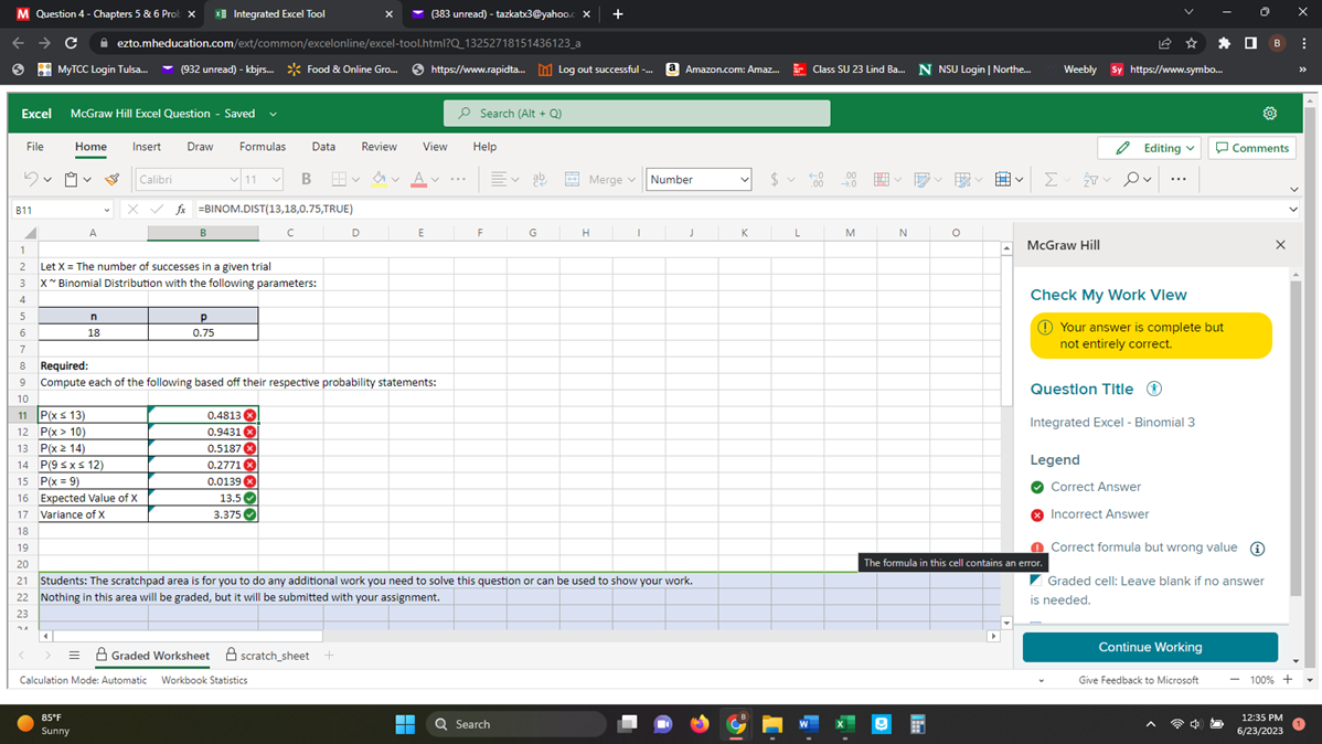 Solved Need help, cannot figure out Why A11-A15 are showing | Chegg.com