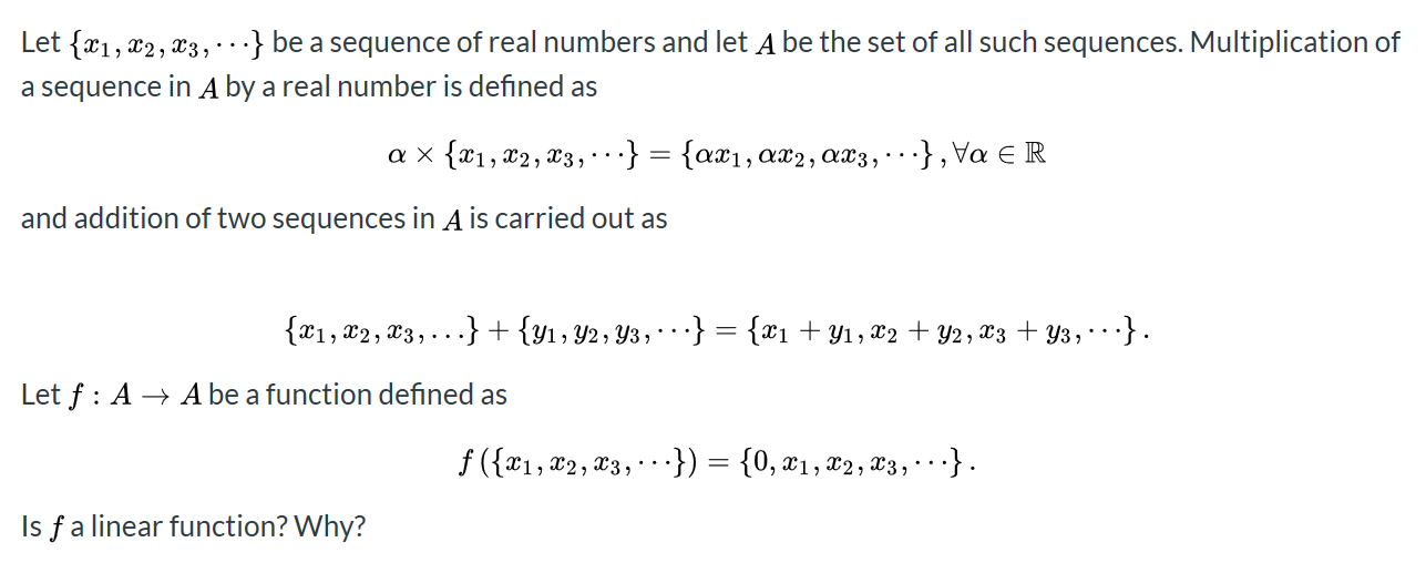 Solved Let {x1, X2, X3, ...} be a sequence of real numbers | Chegg.com