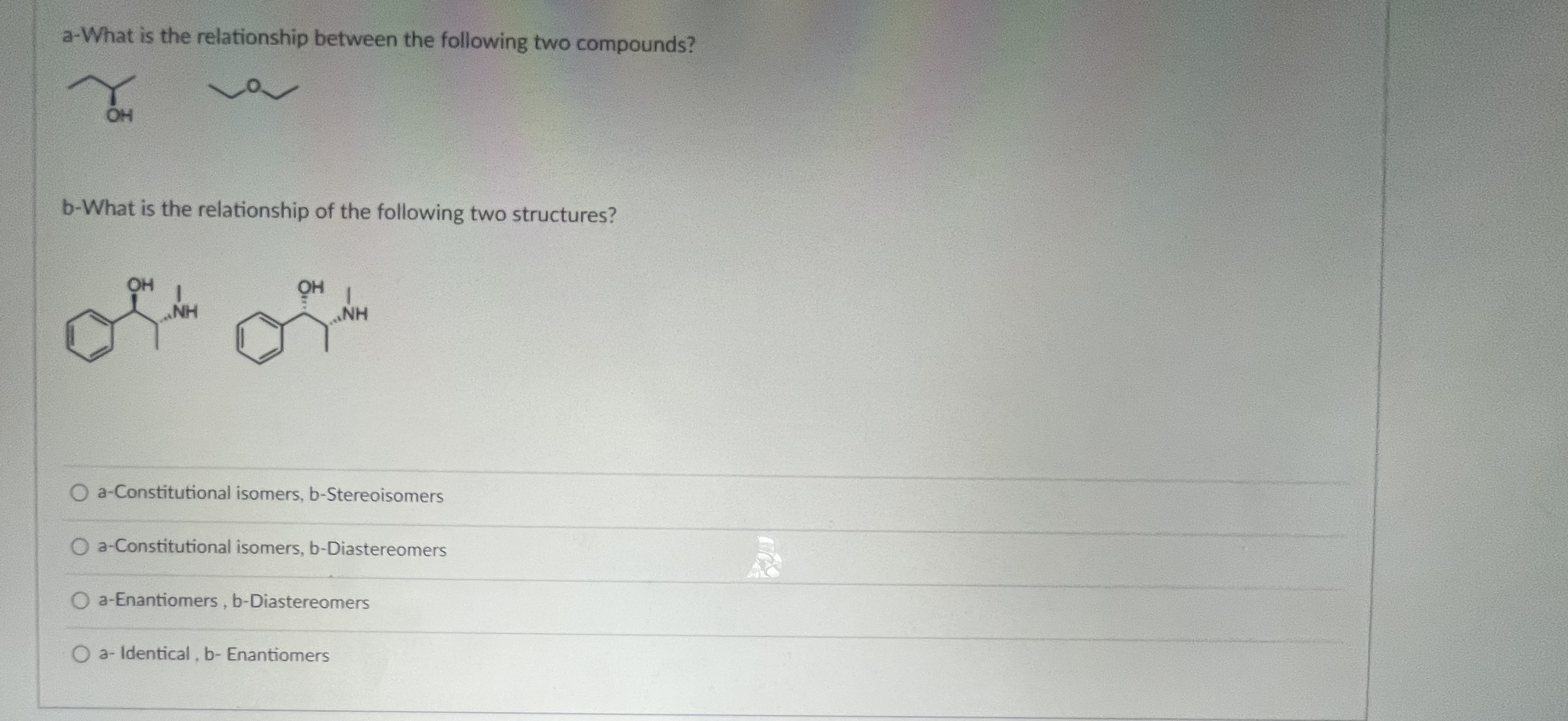 Solved a-What is the relationship between the following two | Chegg.com