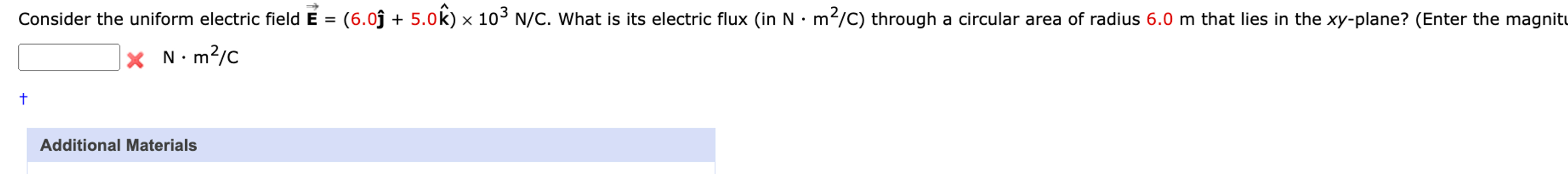 Solved Consider the uniform electric field | Chegg.com