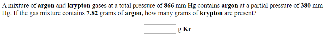 Solved A mixture of neon and methane gases, at a total | Chegg.com