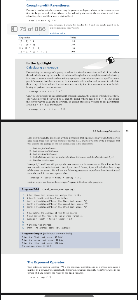 Solved Grouping with Parentheses Pares of a muthematical | Chegg.com
