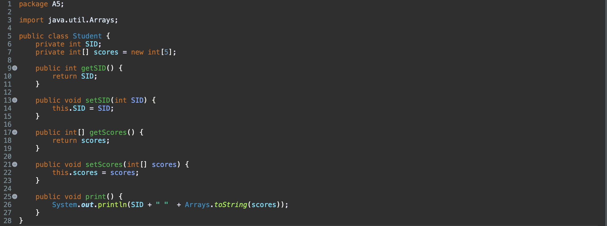 Solved In Java. Please help me to write the class diagram | Chegg.com