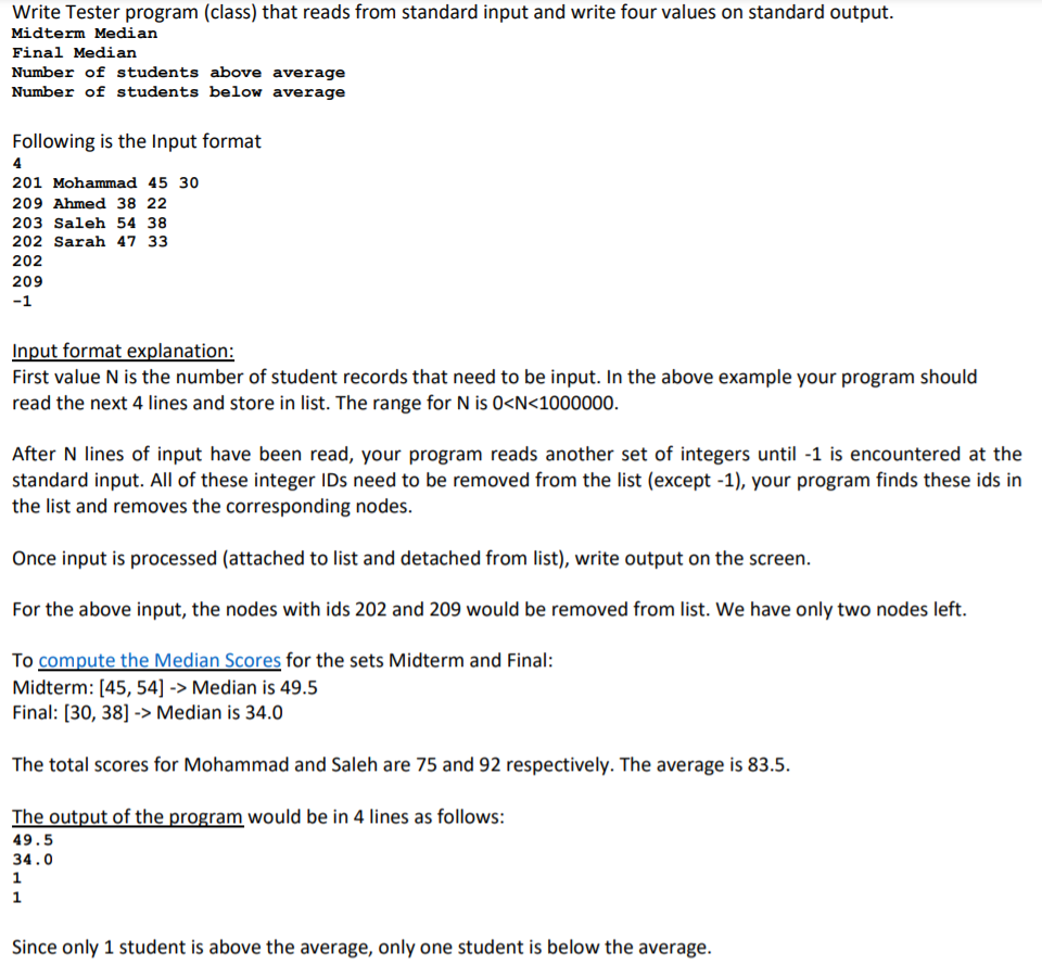 Solved Public Class Node Int Id String Name Double Midterm 2887