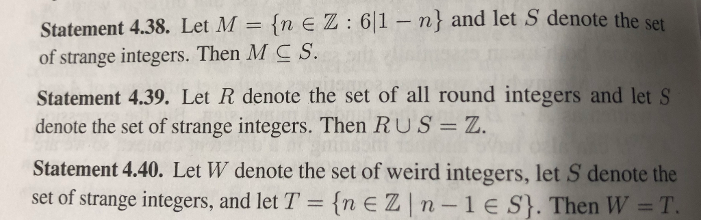 Solved Using the definitions provided, prove or disprove and | Chegg.com