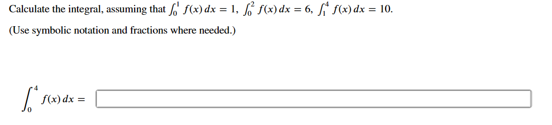 Solved Calculate the integral, assuming that | Chegg.com