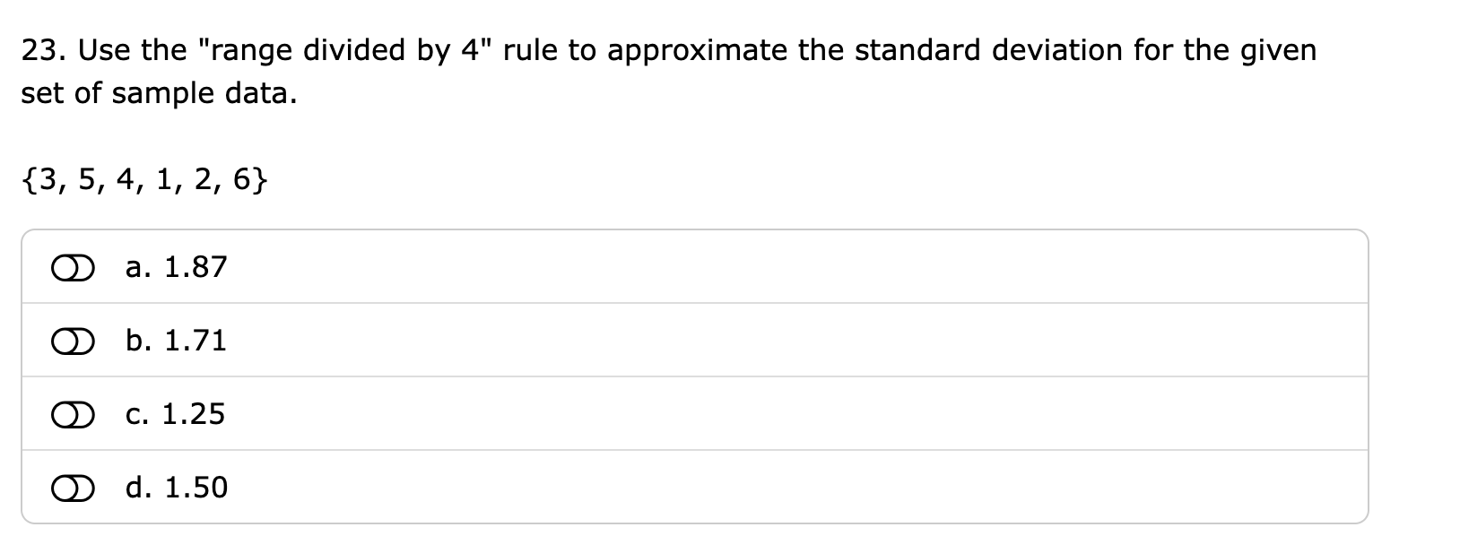 Solved 21. Find the "usual" minimum and maximum values in a | Chegg.com