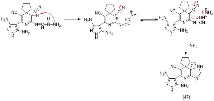 Solved N EN NC H2N 0:1 NC. H2N NC HN NH HN N=CH -NINN H | Chegg.com