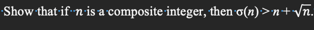Solved Show that if n'is a composite integer, then o(n).>n+ | Chegg.com