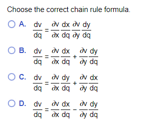 Solved dv Draw a dependency diagram, and write a chain rule | Chegg.com