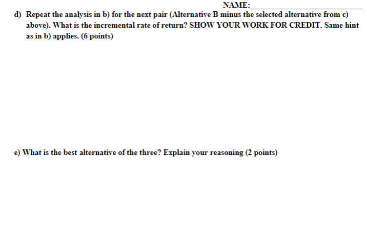 Solved Section II. Problem Solving 60 points total) Problem | Chegg.com